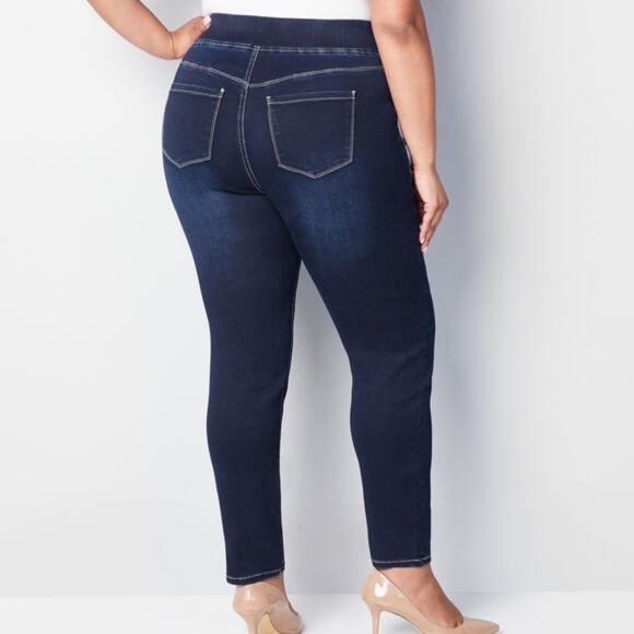 Avenue | Jeans | Avenue Butter Denim Pull On Skinny Jeans Nwt | Poshmark